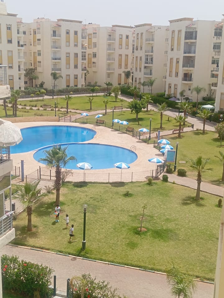 Appartement Avec Accès Piscine - Bouznika