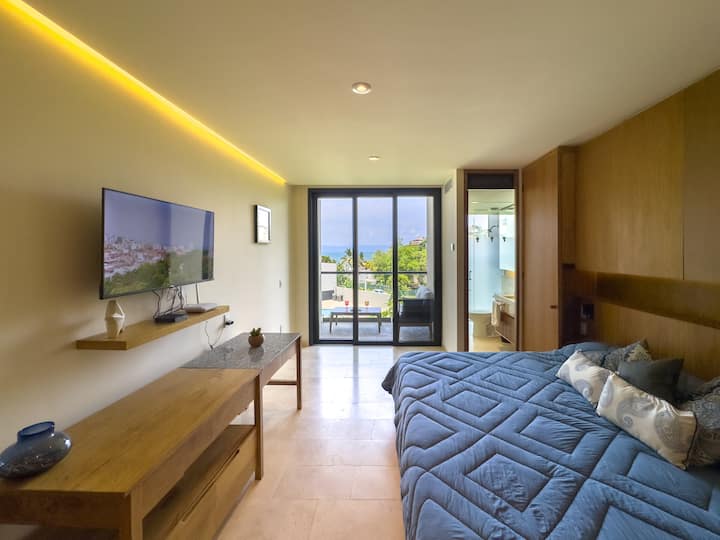 Cisnes, Loft Frente Al Mar Con Alberca Infinita - Bucerías