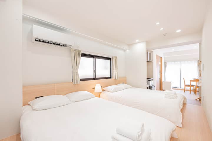 Simple&comfy Apt W/ Tv Near 7-11/oedo Line - Akihabara