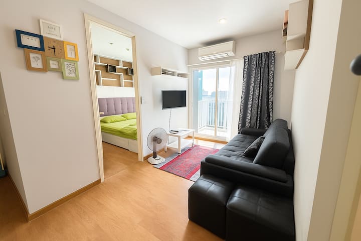 Spacious 2br+3 Beds Mrt & Big C <300m - Bangkok
