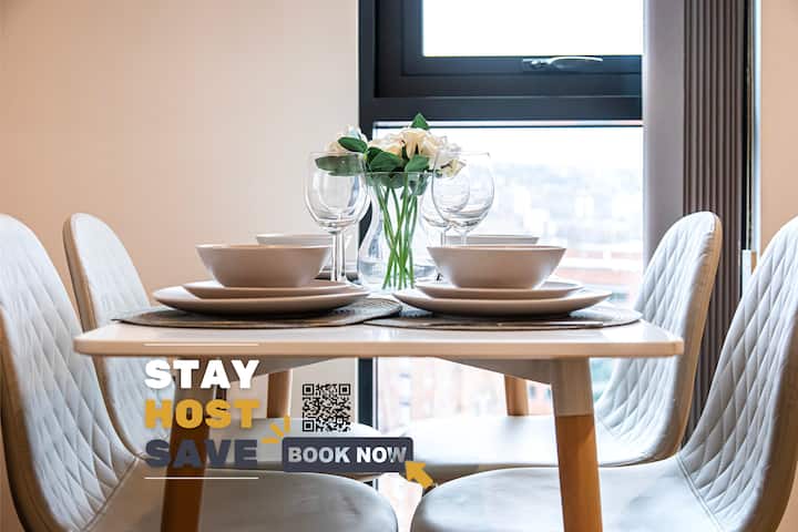 City Nest 104 | Free Parking | City Centre - Sheffield, UK