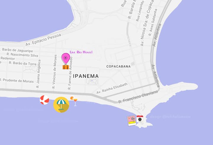 10 Beds- Travel Groups. Live Rio Hostel Ipanema Rj - Ipanema