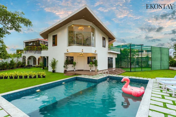 La Flamingo 8bhk With Pvt Turf- Ekostay - Lonavla