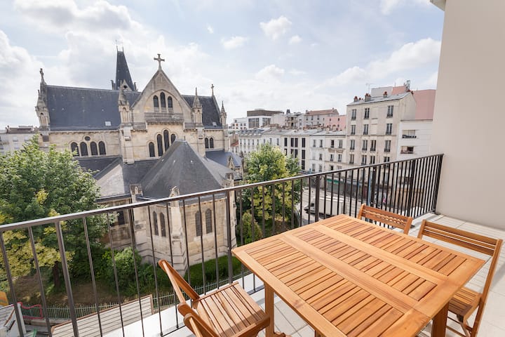 Paris Centre 20 Mn, Parking, Rooftop, Duplex Neuf - Épinay-sur-Seine