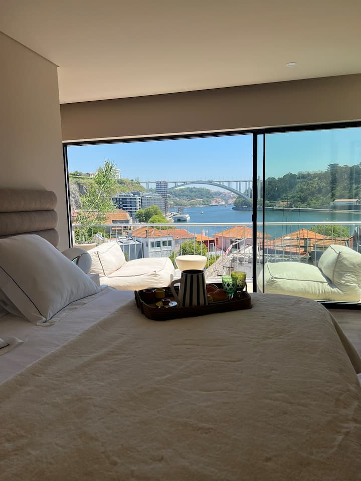 Monthly 180º Panoramic Sea View Villa With Terrace - Porto