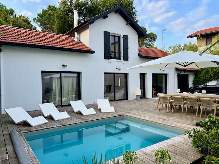 Villa Poé , Capbreton 8 Personnes, Piscine, Calme - Soorts-Hossegor