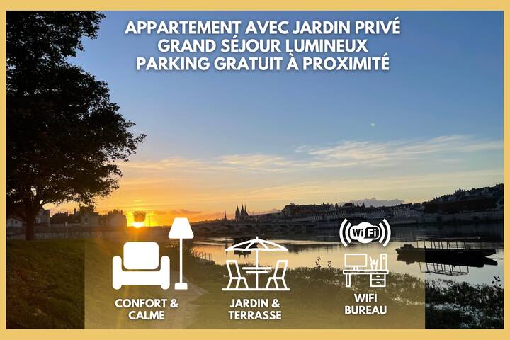 Jardin Privé, Bord De Loire, Parking Gratuit - Vineuil