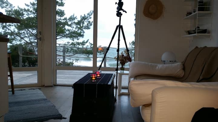 Soludden Eckerö - Bastu Med Solnedgång Vid Havet - Åland