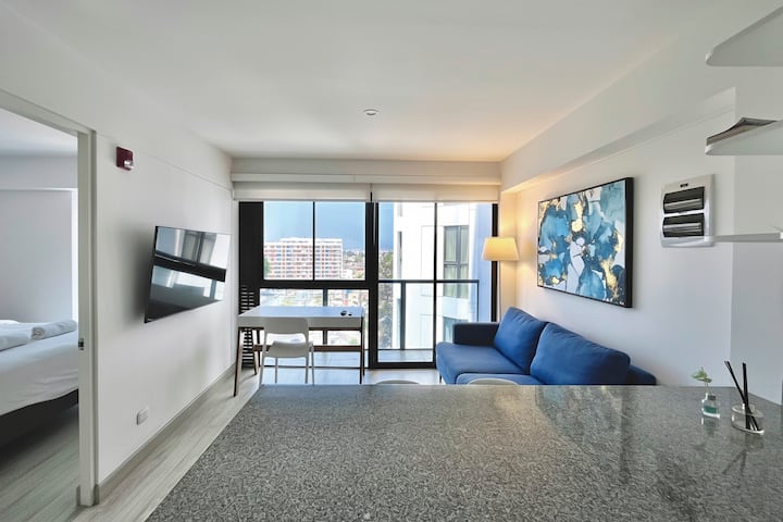Blue • New 1 Br Apartment W/ Amazing View - Lima
