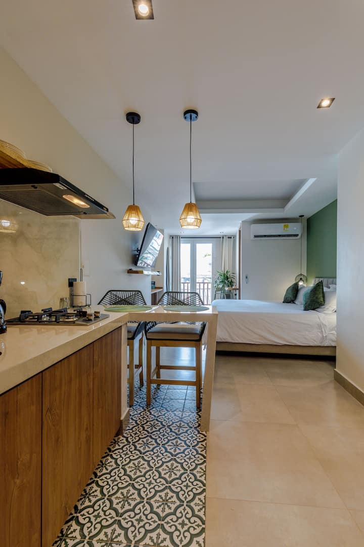 Beautiful Studio Apartment With Balcony - Cartagena