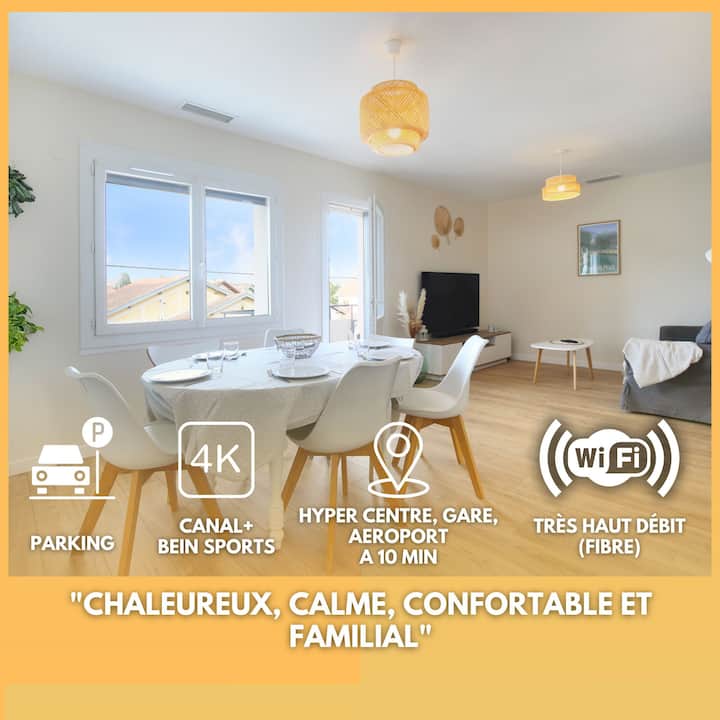 Le Cocon Familial - Dernier éTage, Balcon, Parking - Toulouse