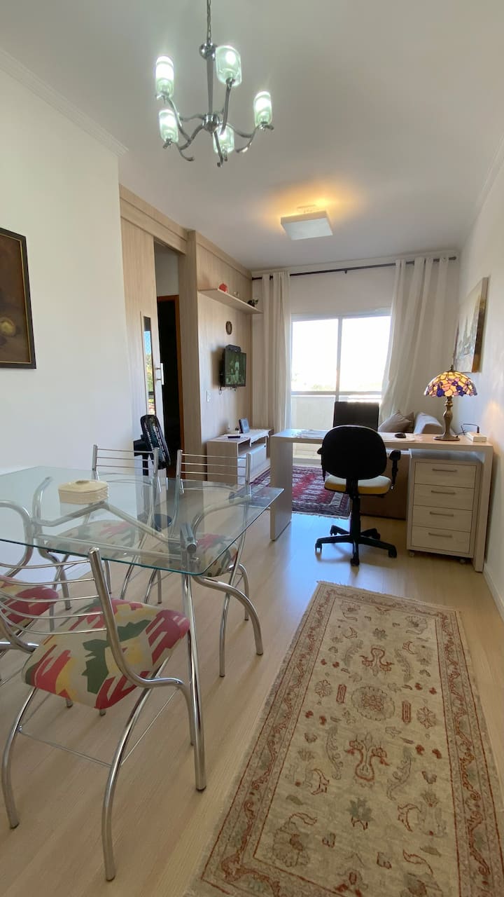 Cute Apartment With A Beautiful View, Central Area - Itatiba