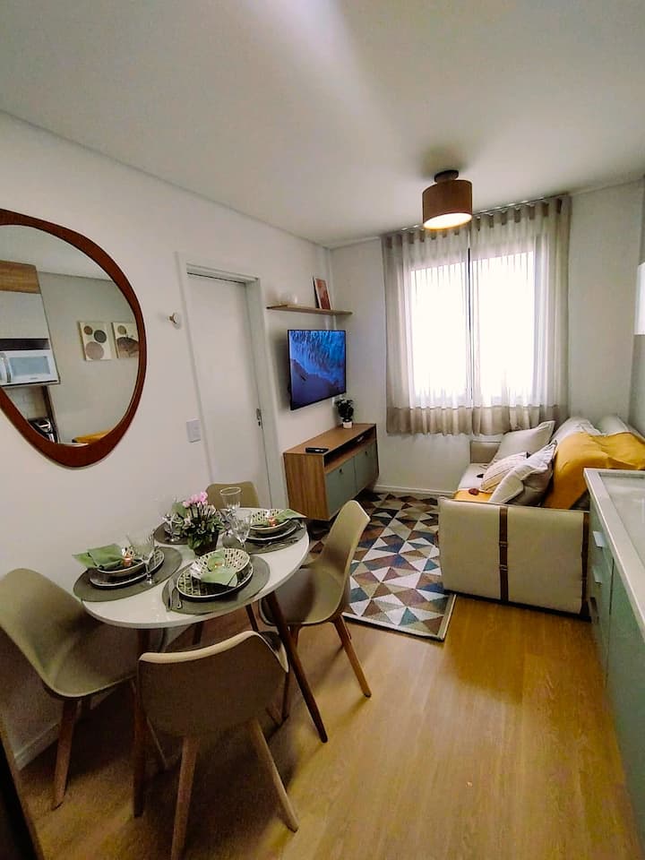 Apê Aconchegante 1 Quarto A/c | Centro De Curitiba - Curitiba