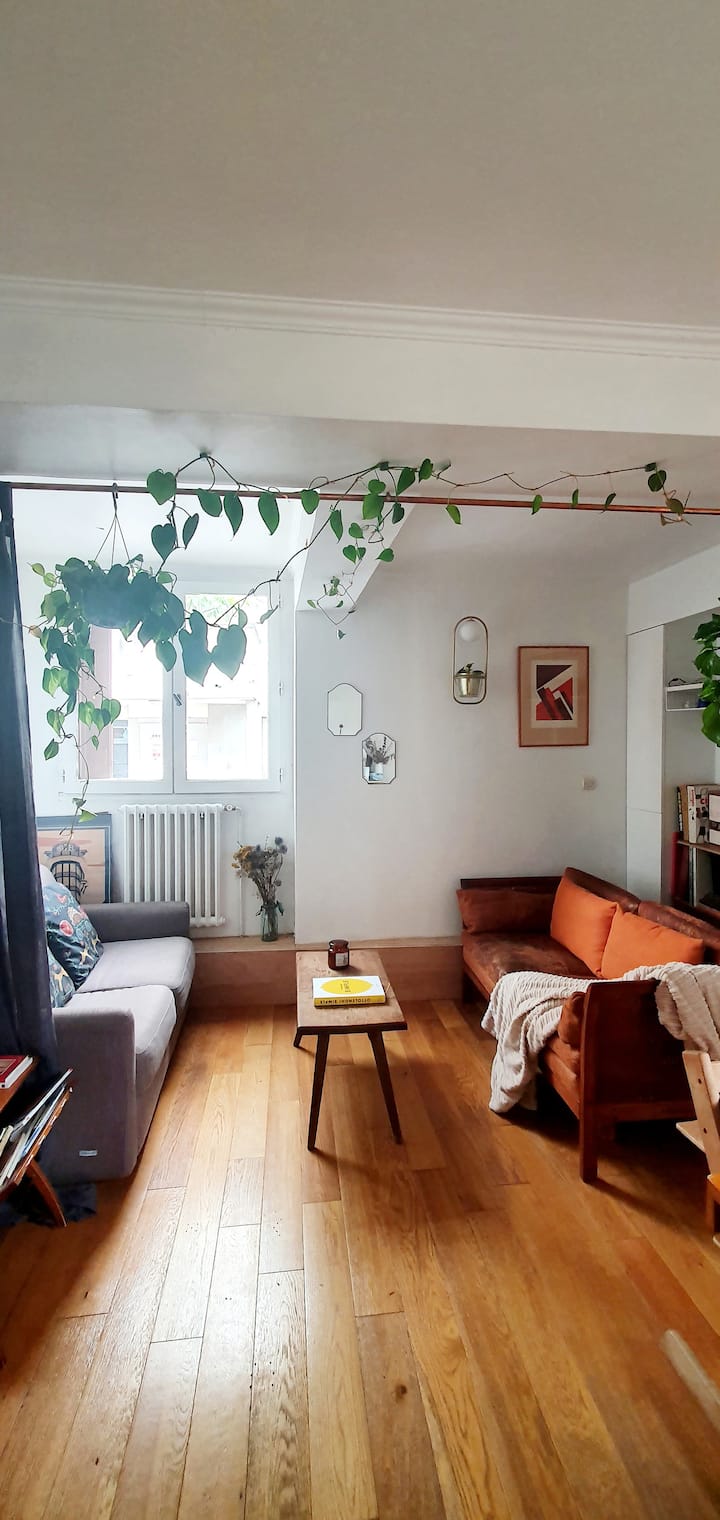Maison De Ville Avec Cour Intérieur - Barbecue - Seine-Saint-Denis