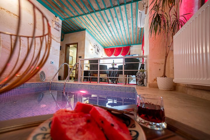 Abra Stone House - 101 Garden Room With Pool - Cappadocia