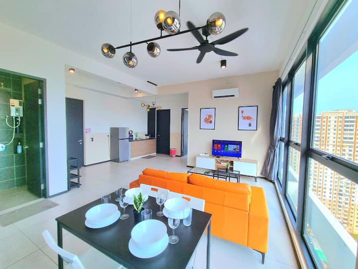 3br Urban Cityview Corner, Seaview Pool Georgetown - 檳城