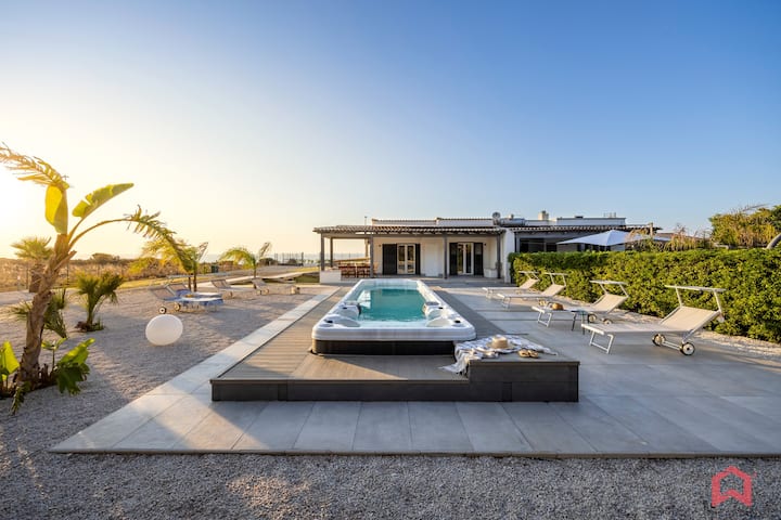 Villa Con Piscina E Spa Sul Mare - San Vito Lo Capo