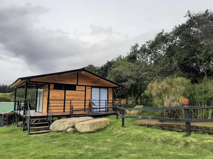 Glamping La Cumbre Cabaña Papiro - Tabio