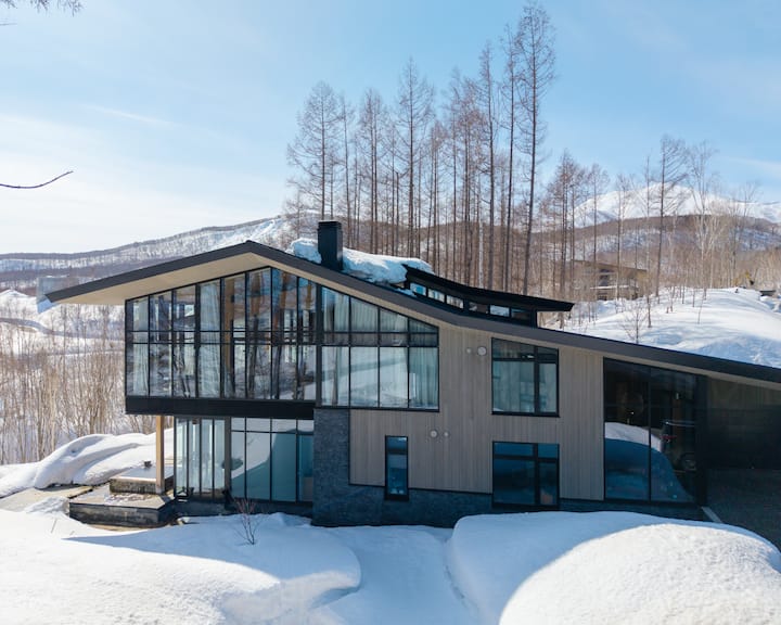 Kazahana | 5br Designer Chalet W/ Onsen, Hanazono - Hokkaido