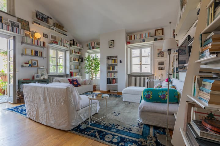 Cristina Home, Terrace In The Historical Centre. - Turin