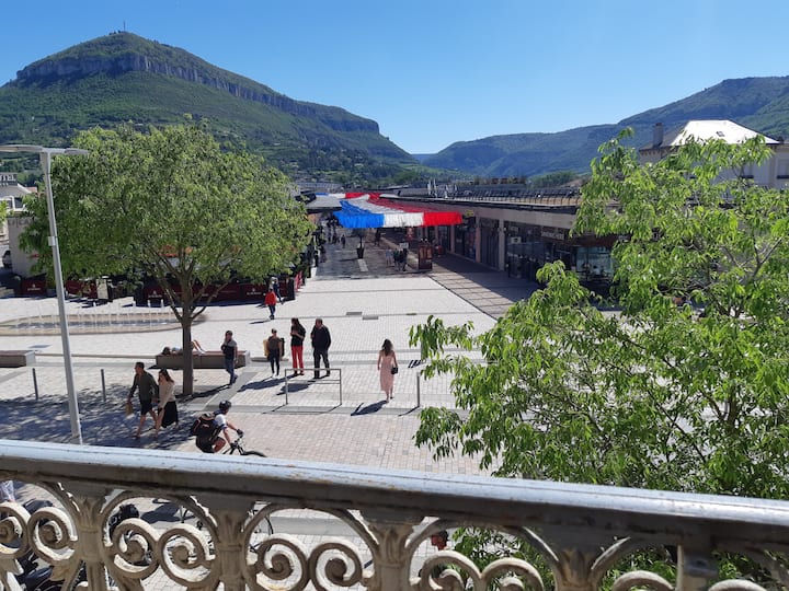 La Citadine Avec Terrasse Et Vue Panoramique - ibis Budget Millau Viaduc