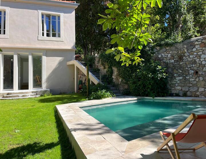 La Maison Violette/piscine-jardin à Pied Du Centre - Aix-en-Provence