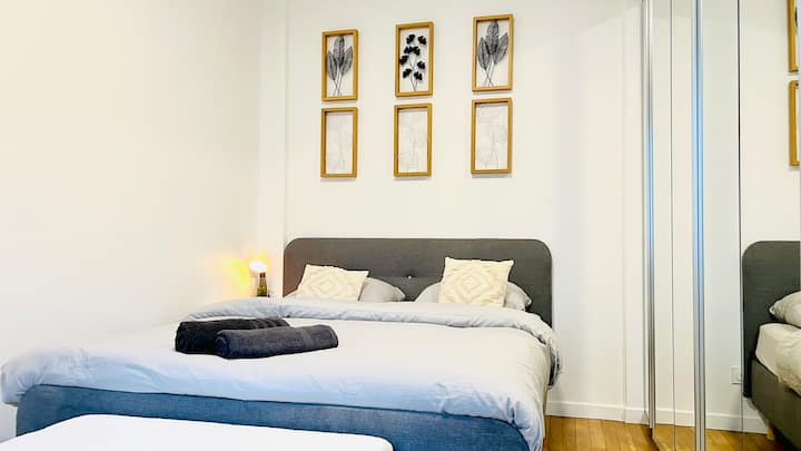 Proche Paris Vue Sur Jardin - 35 M2 I 4 Personnes - Aubervilliers