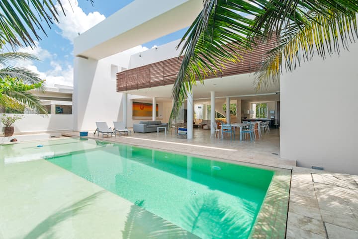 Residencia En Playa Con Glamping Y Padel - Yucatan