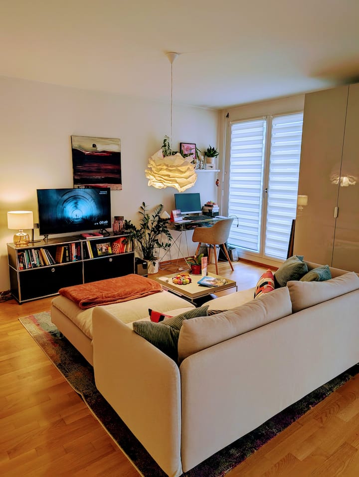 Studio Apartment Mit 2 Betten & Balkon - Grünwald