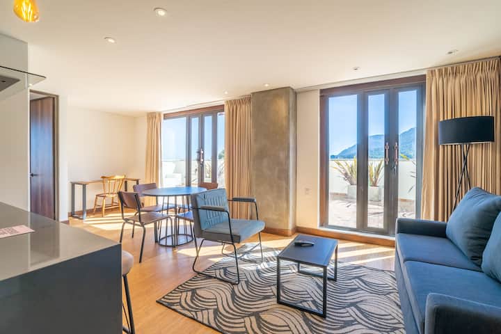 Nok Stylish 2 Masters W/patio & View - Bogotá