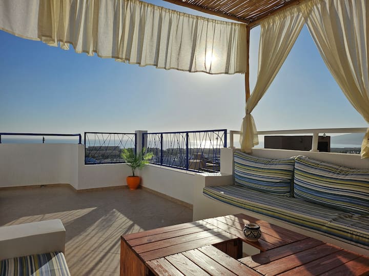 Duplex Vue Mer, 2 Terrasses Privés - Taghazout Bay - Taghazout