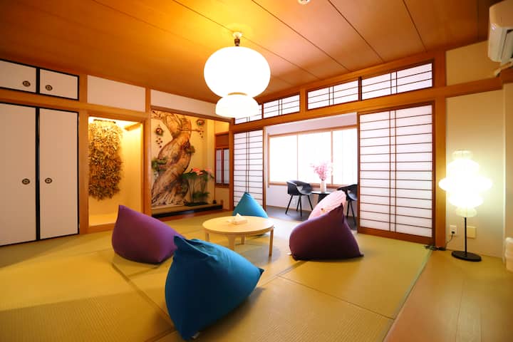 Suitable For Large Group! 5min To Usj  Tatami Room - Ōsaka