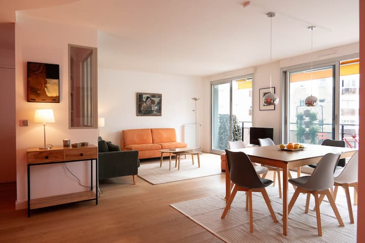 Appart Familial & Pro Au Cœur Du 15e Paris - Eiffel Tower