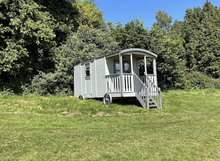 Shepherd's Hut, Wing Hall Rutland, (Cornflower) - Oakham