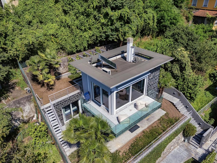 Villa Ciasmo - Golden Shine Ac/private Parking - Como