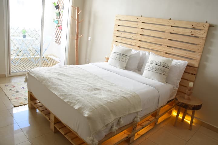 Stylish Wooden Apartment With Pool - Agadir