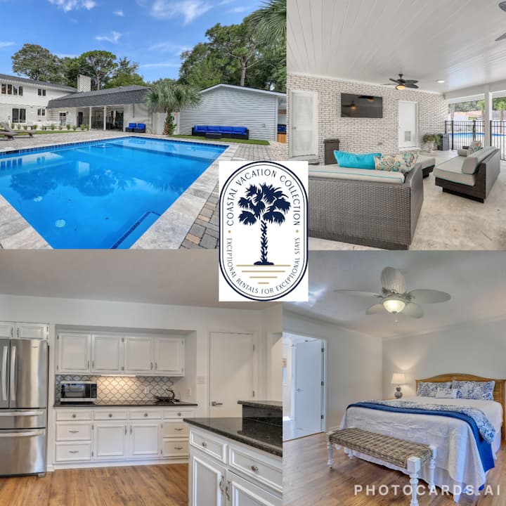 Luxury Home, Large Heated Pool, Hot Tub Beach Golf - North Myrtle Beach, SC