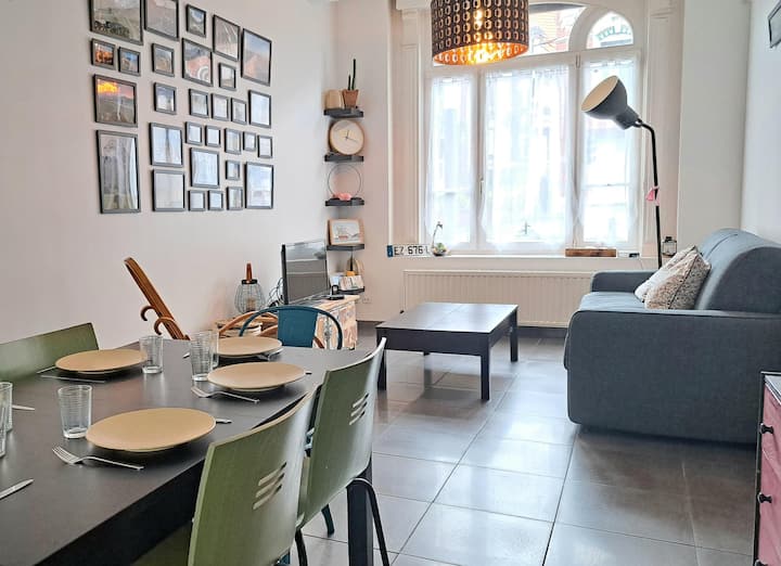 Maison Cosy Pour 6 Personnes à 2 Pas De Lille - Faches-Thumesnil