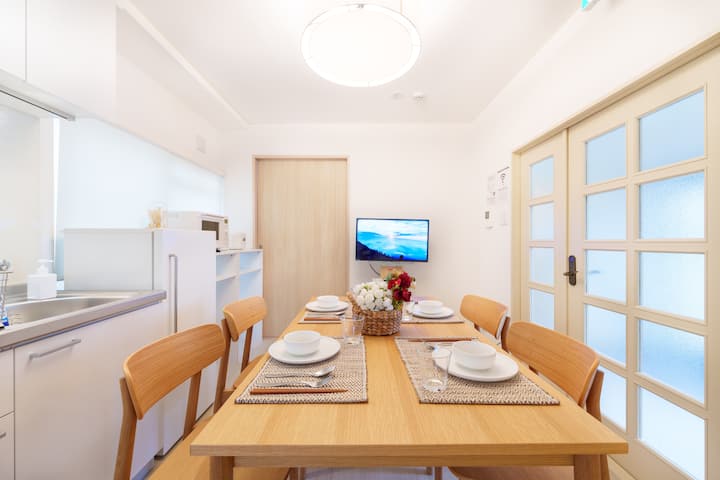 【瑞月苑３】【Muji+貸切メゾネット】池袋駅8分・新宿1駅！観光・出張に最適！53㎡のゆったり空間 - Ikebukuro