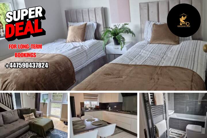 3brs,2.5bthrms, Wifi,gated Parking, Discount On Lt - Cheadle