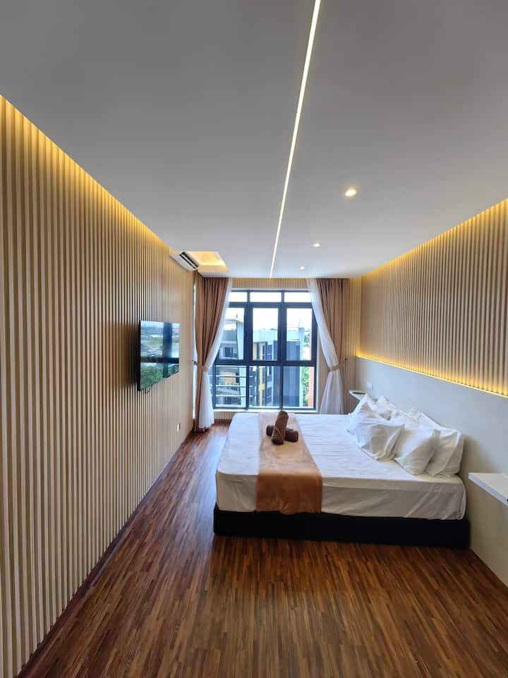 5 Minutes From Airport K Avenue Hotel Type 2-3 Pax - Kinarut