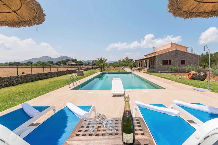New! Villa Can Mosca Avec Piscine Privée Et Jardin - Alcúdia