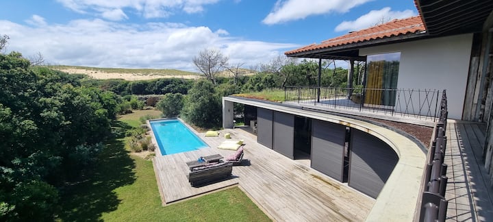 Trés Belle Villa Avec Piscine Face à La Dune - Soorts-Hossegor