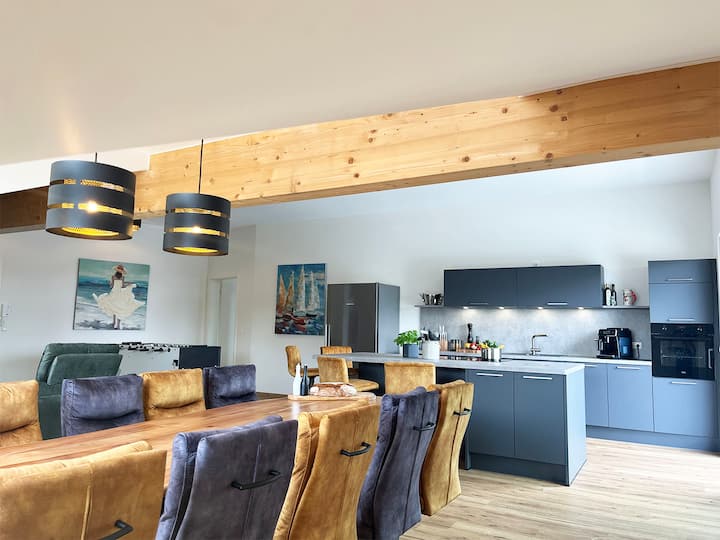 Penthouse-suite Der Extraklasse*127qm*sauna*hund - Krakow am See