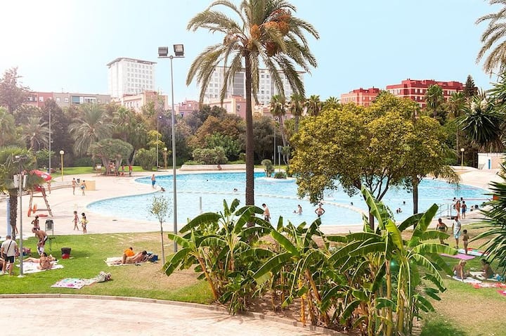 Luxe Apartamento Con Piscina - Valencija