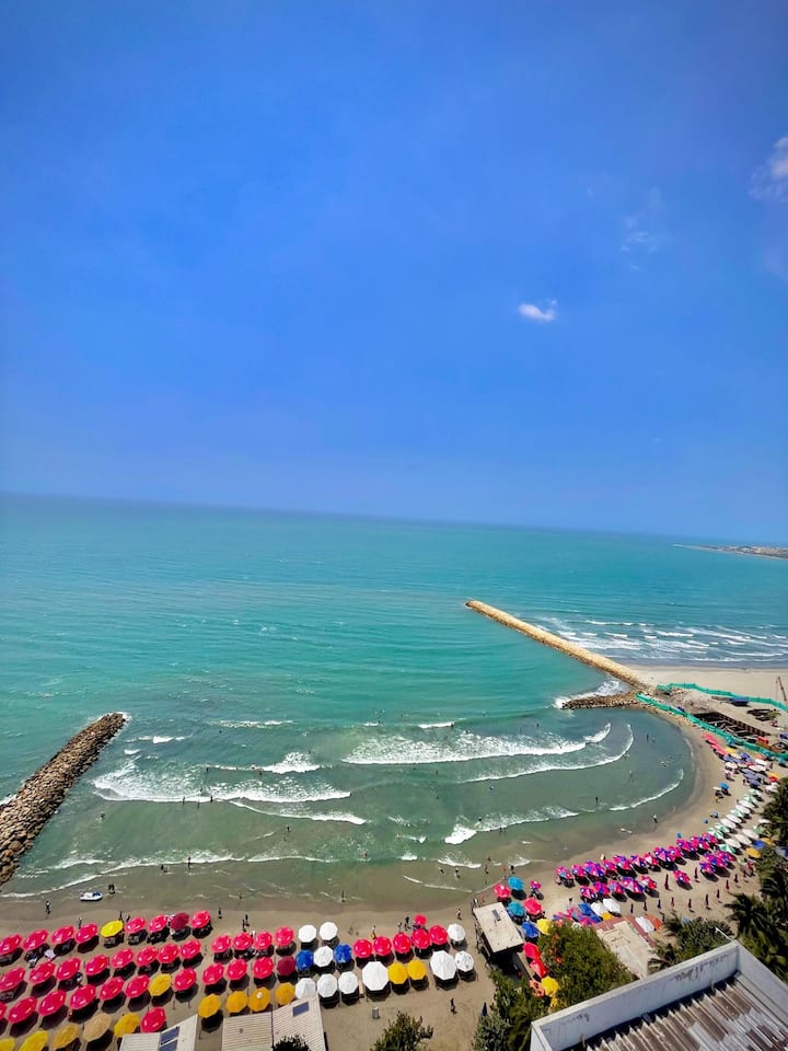 Amazing Ocean View, 2b In Bocagrande - Cartagena