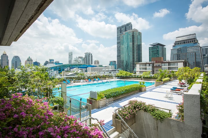 Balcony Suites Cbd 2 Mins Bts - Bangkok