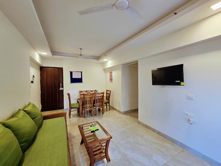 Bliss 107: 2bhk With Kitchen|washerihousekeeping - Mumbai