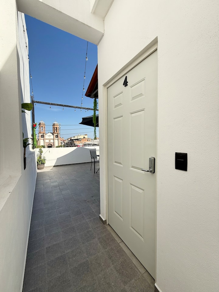 New Apartment With Terrace & Church View - Puerto Vallarta