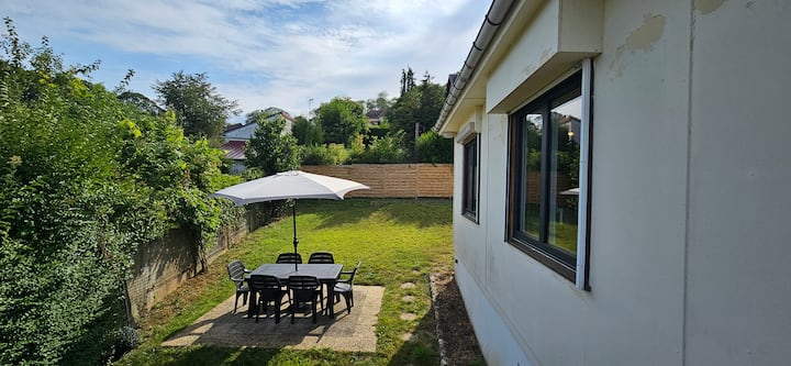 Maison Cosy Avec Studio Et Grand Jardin - Plage de Deauville